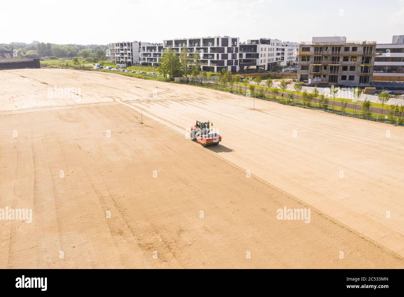 Aerial sand extraction works on hi-res stock photography and images - Alamy