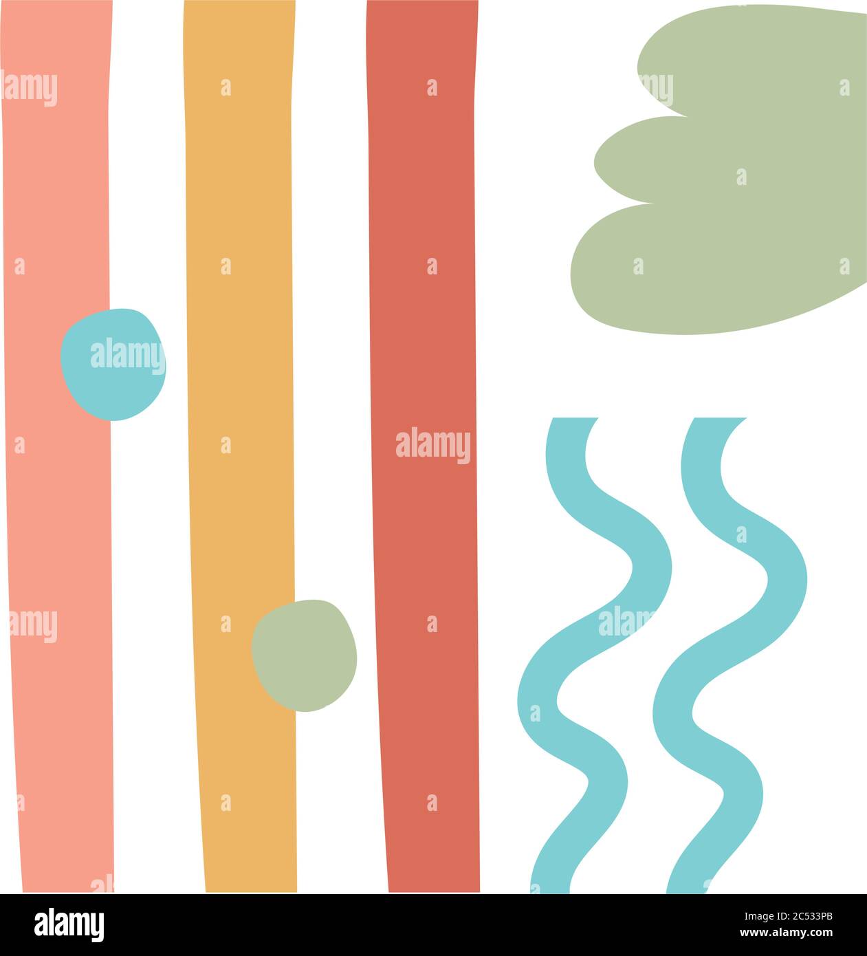 contemporary art work hand draw style icon vector illustration design ...