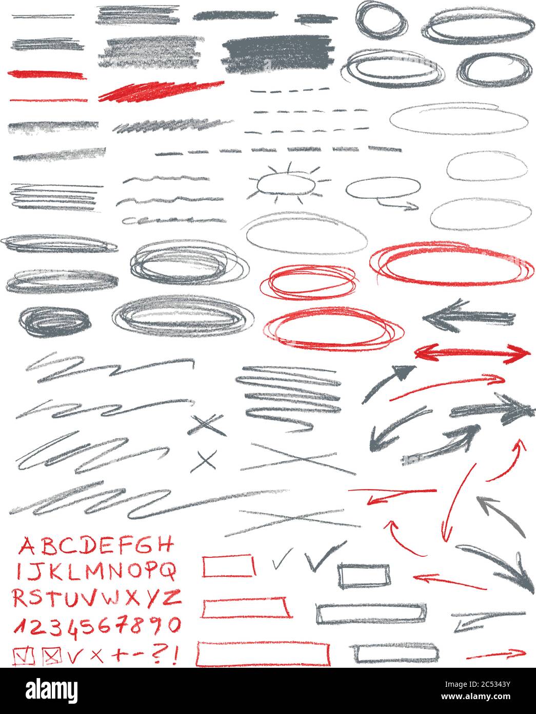 Set of graphic signs. Vector illustration Stock Vector Image & Art - Alamy