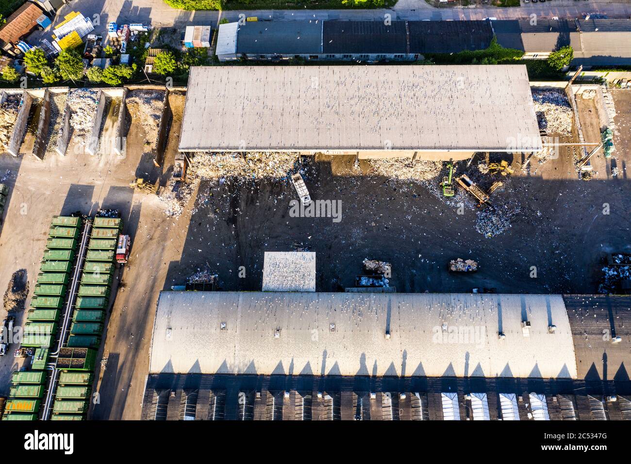 A lot of waste is disposed of in the waste disposal pits. Loaders is ...