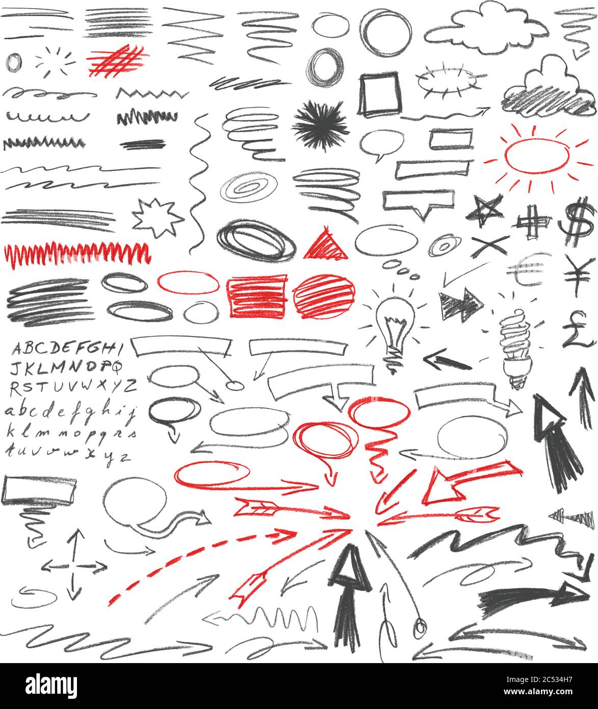 Set of graphic signs. Vector illustration Stock Vector Image & Art - Alamy