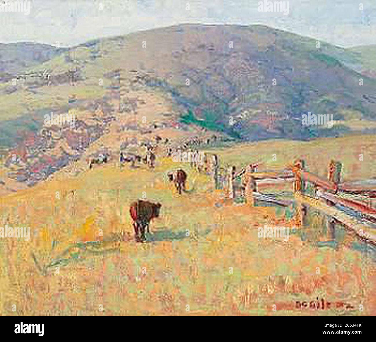 In the Hills 1932 - Selden Gile Stock Photo - Alamy