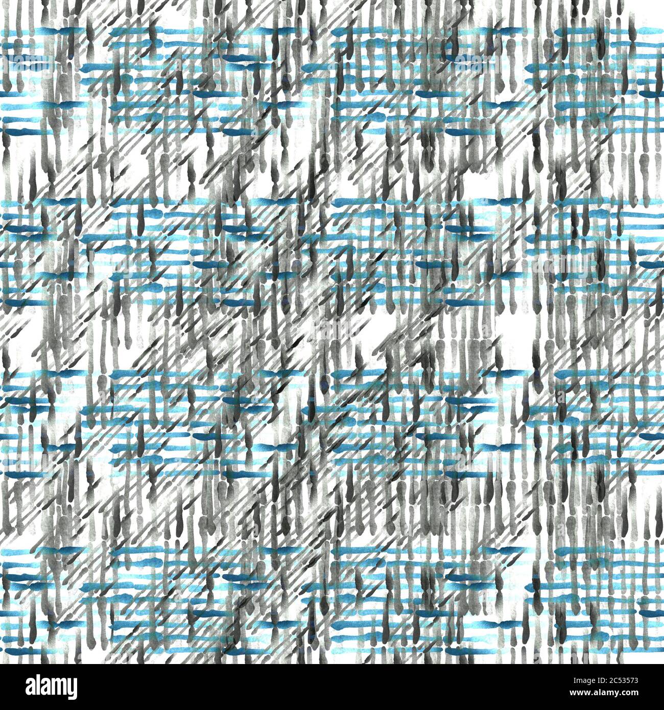 Abstract brush line seamless check pattern design, colorful check ...