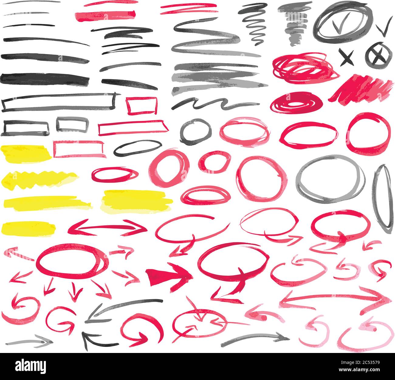 Set of graphic signs. Vector illustration Stock Vector Image & Art - Alamy