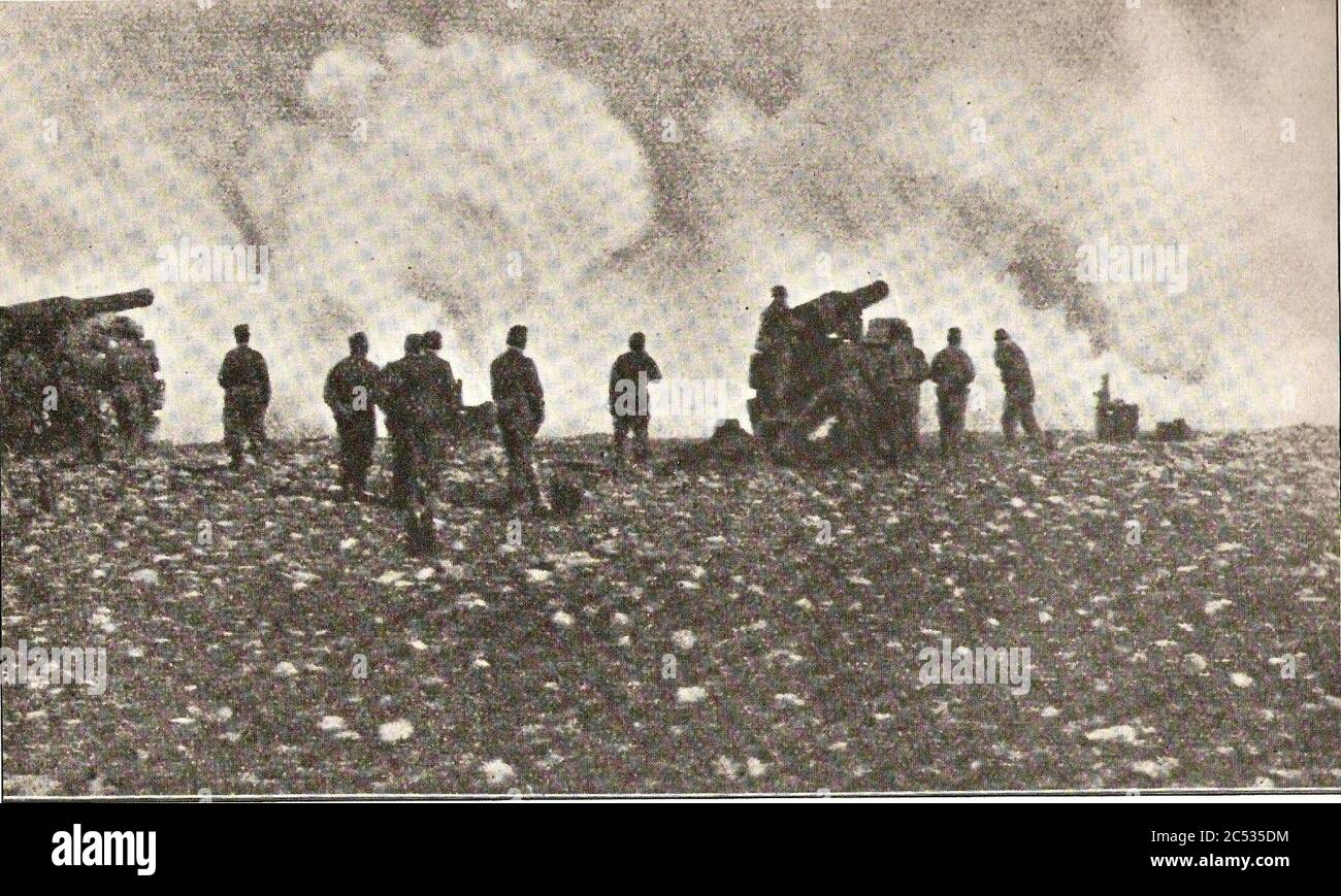 Italian battery bombing Benghazi Stock Photo - Alamy