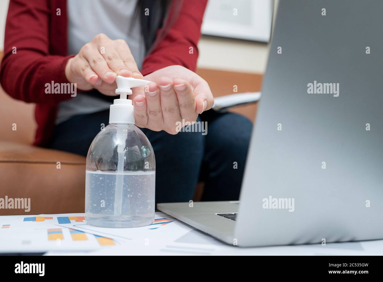 Work from home, new normal Stock Photo - Alamy