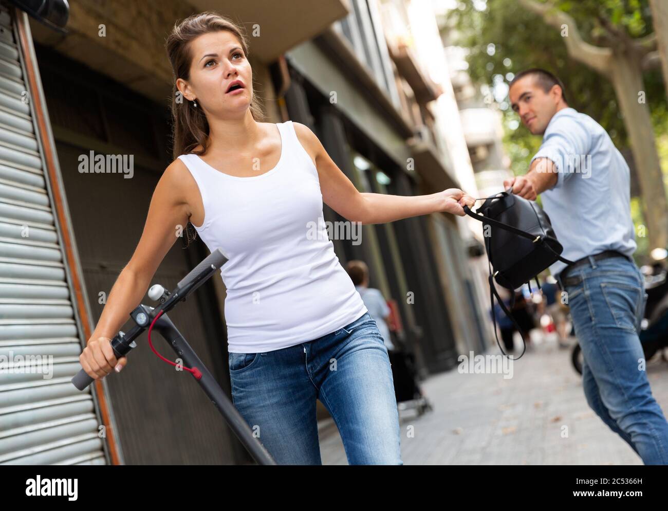 Man 30s angry street hi-res stock photography and images - Alamy