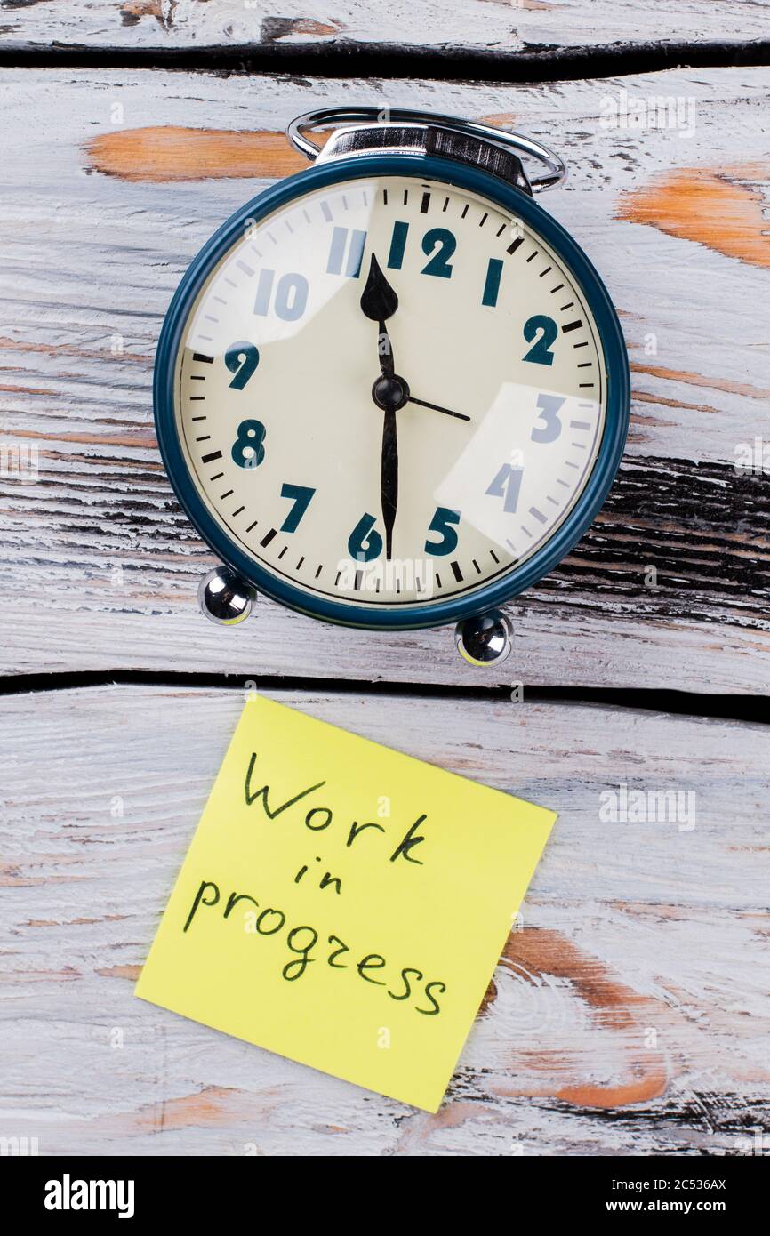 Work in progress concept flat lay Stock Photo - Alamy