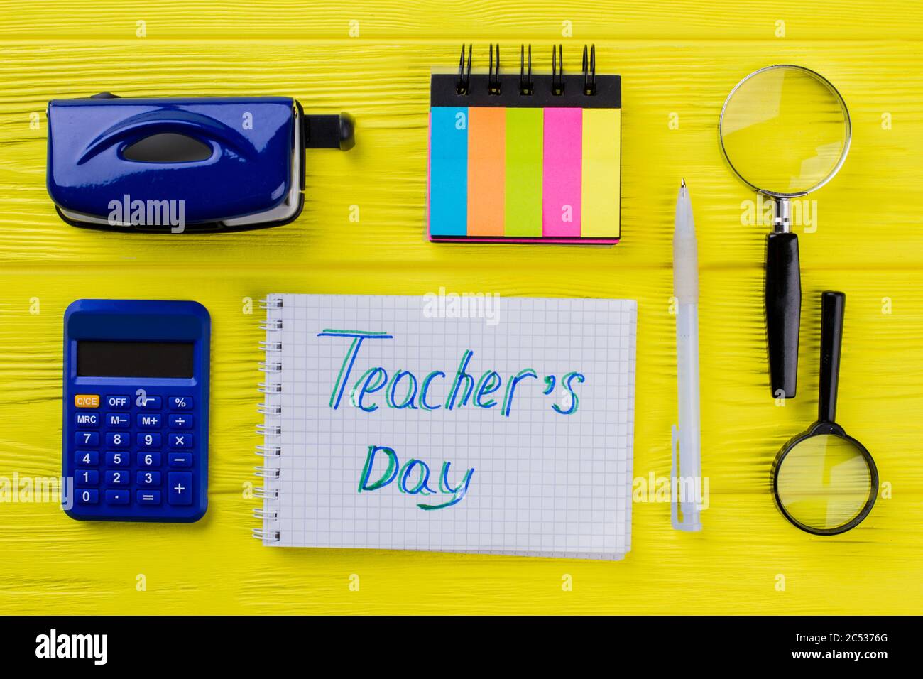 Teacher's desk top hi-res stock photography and images - Alamy