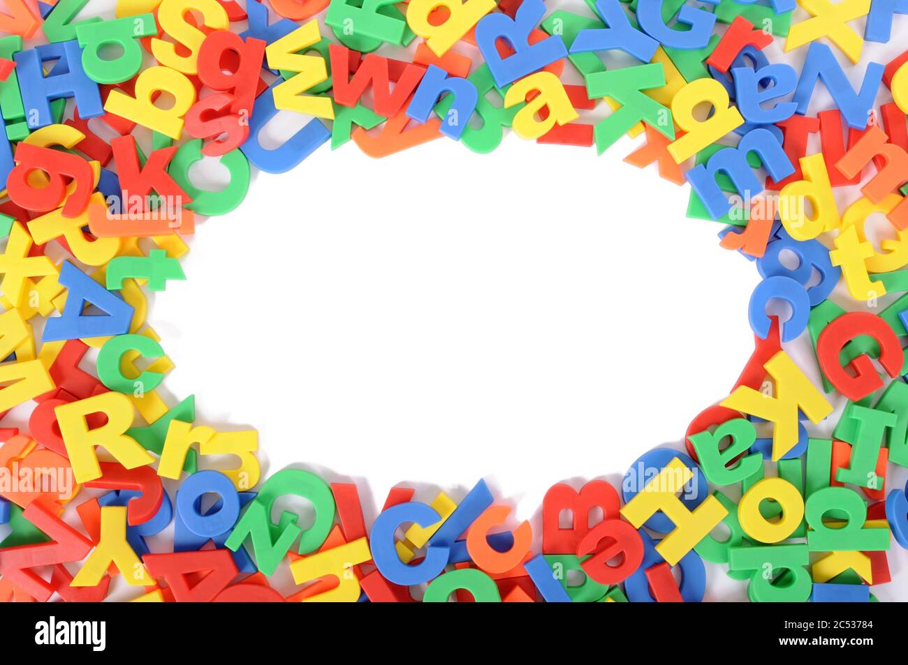 Multi color alphabet letters hi-res stock photography and images - Alamy