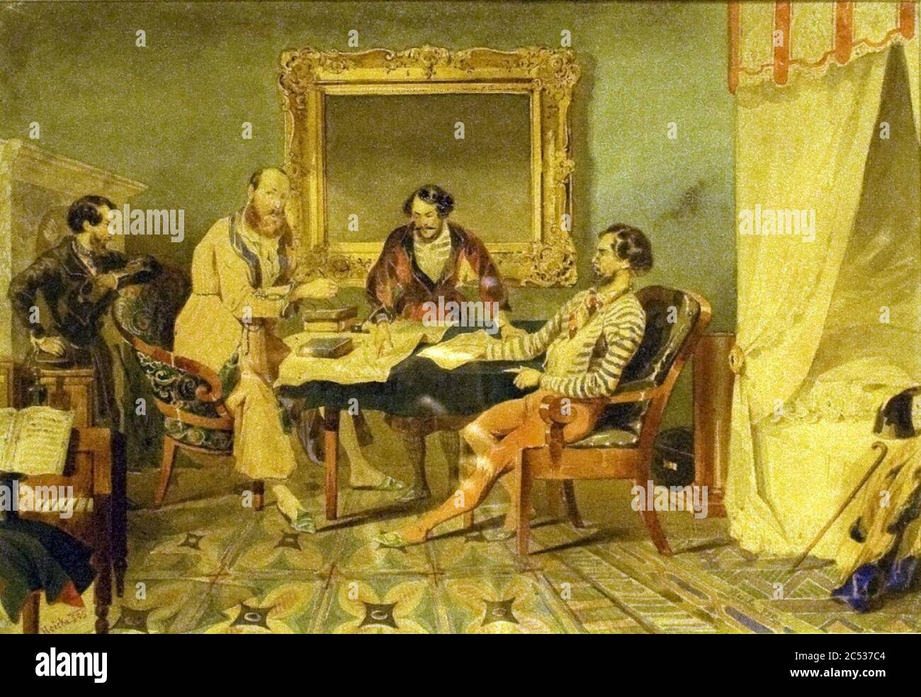 Ivan Forray with his associates Stock Photo - Alamy