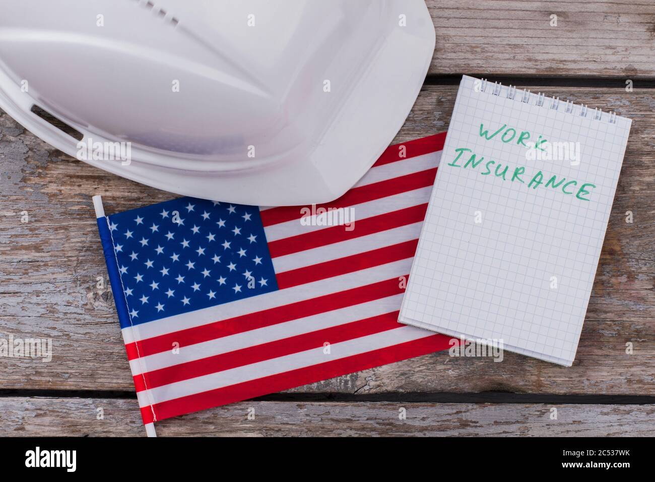 American work insurance concept Stock Photo - Alamy