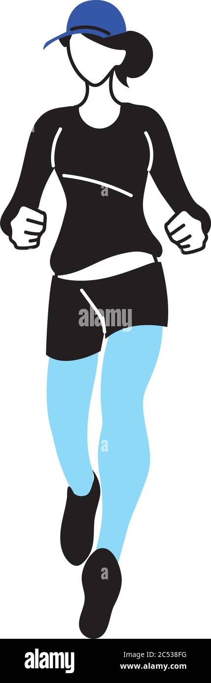 man avatar running design, Marathon athlete training and fitness theme ...
