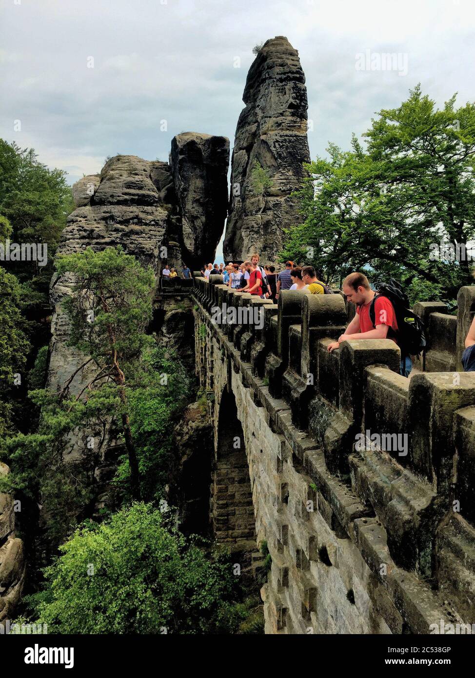Fantastic natural scenery in Saxony near Dresdenmountains Stock Photo ...