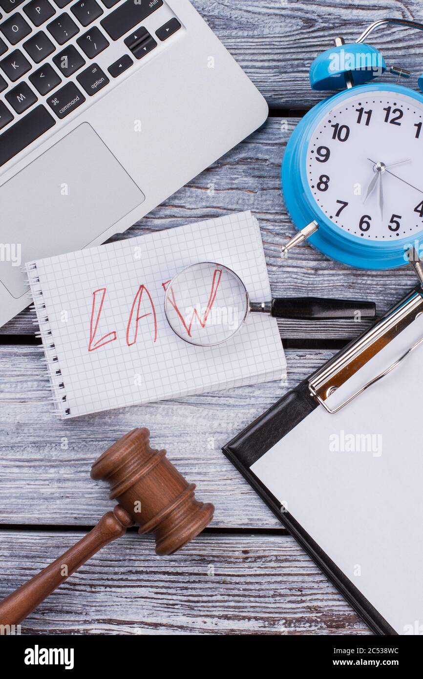 Law and time concept Stock Photo - Alamy