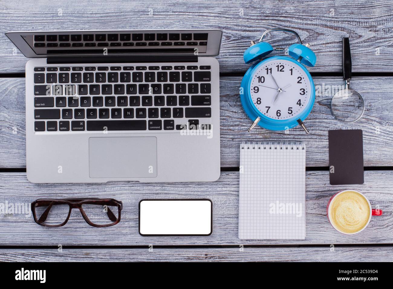 Office worker morning concept Stock Photo - Alamy