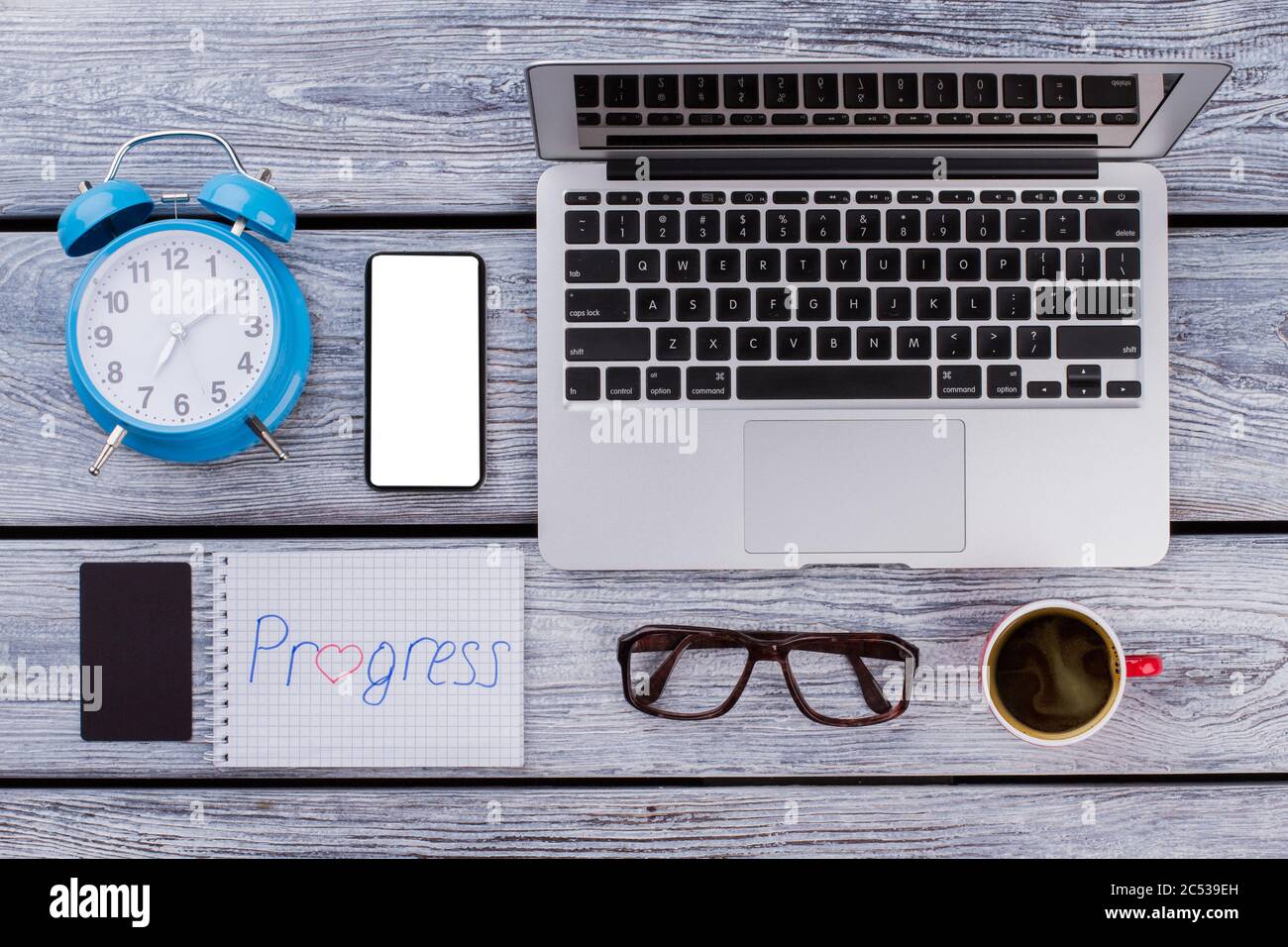 Work progress concept Stock Photo - Alamy