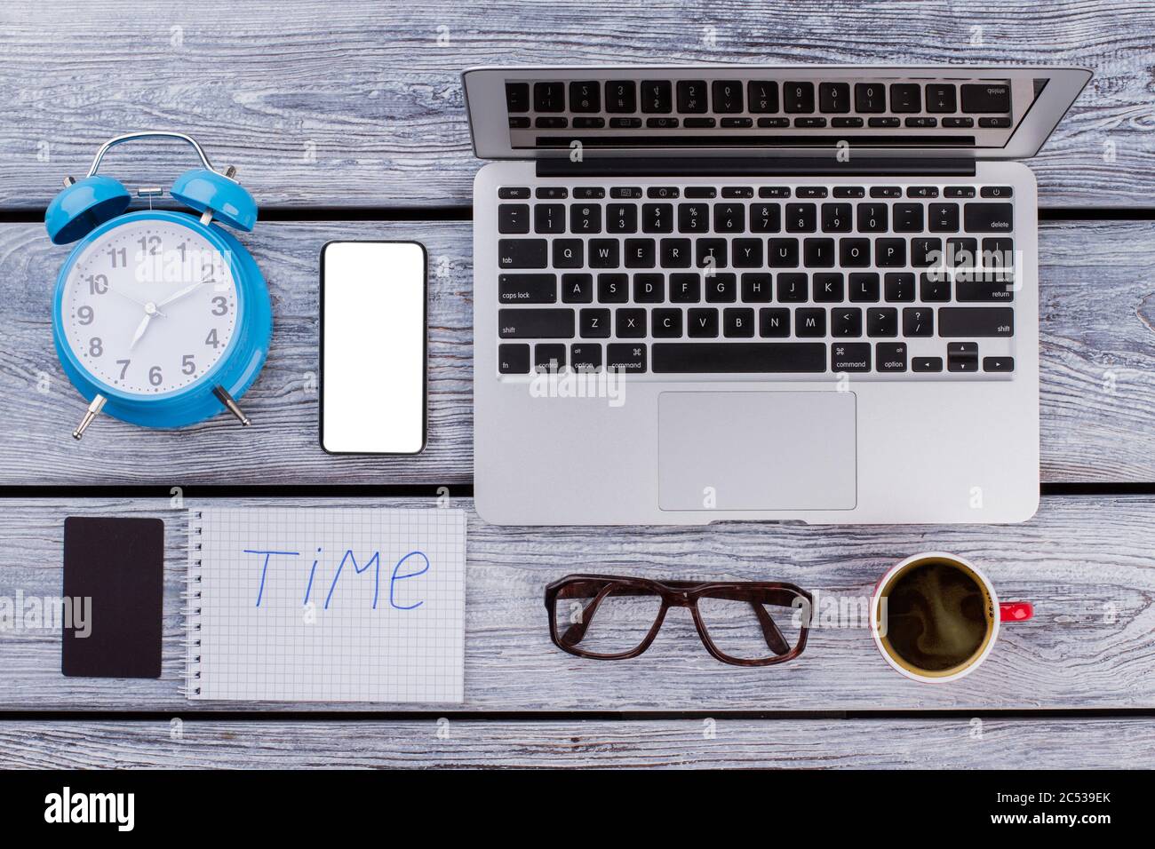 Time and office work concept Stock Photo - Alamy