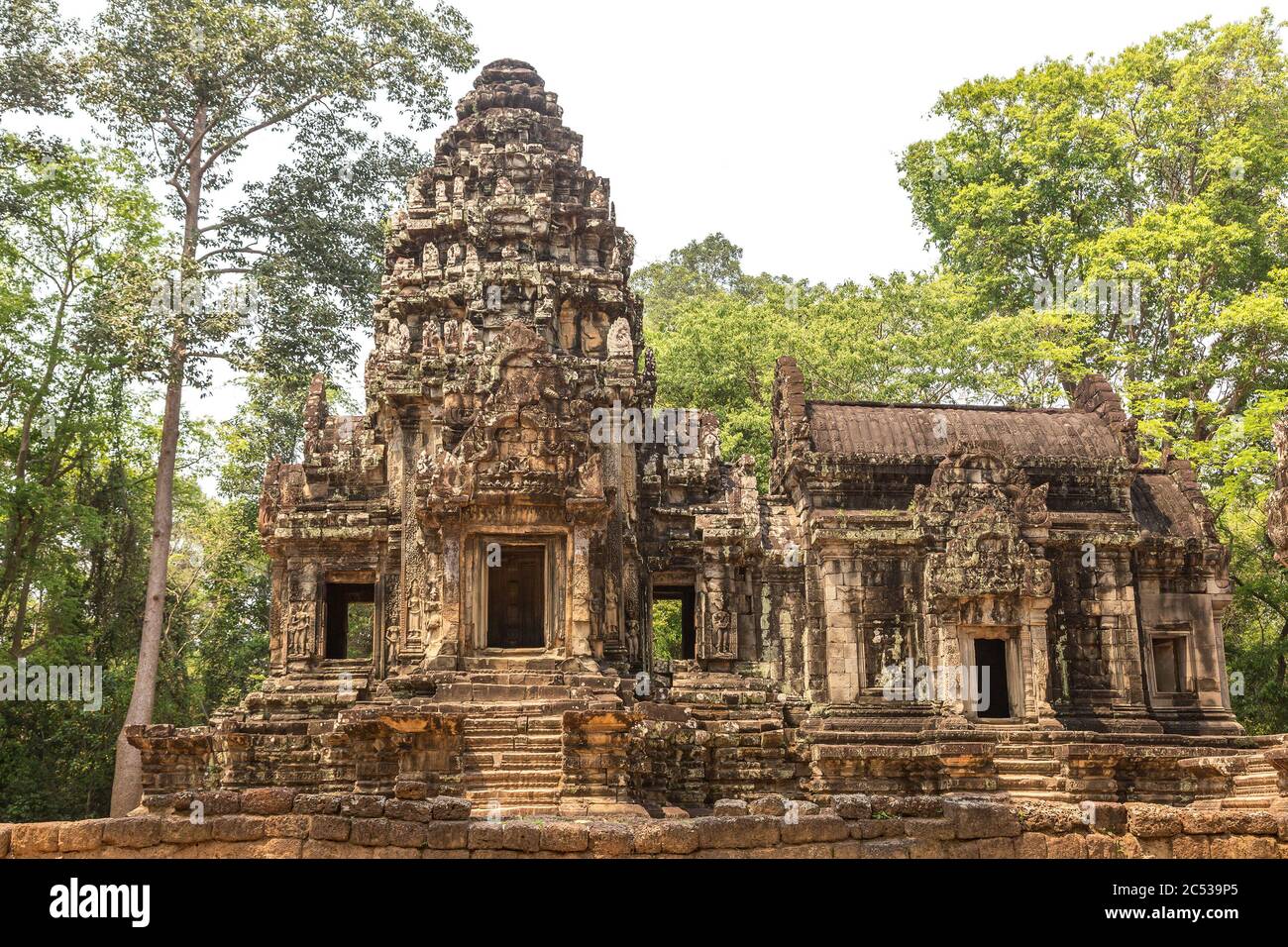 Thommanon temple ruins is Khmer ancient temple in complex Angkor Wat in ...