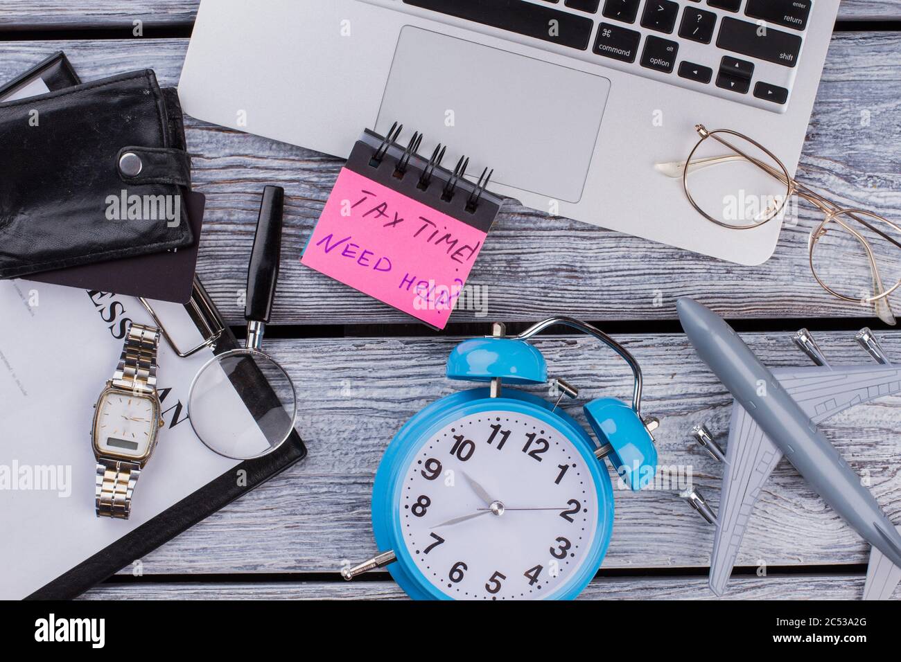 Tax time need help Stock Photo - Alamy