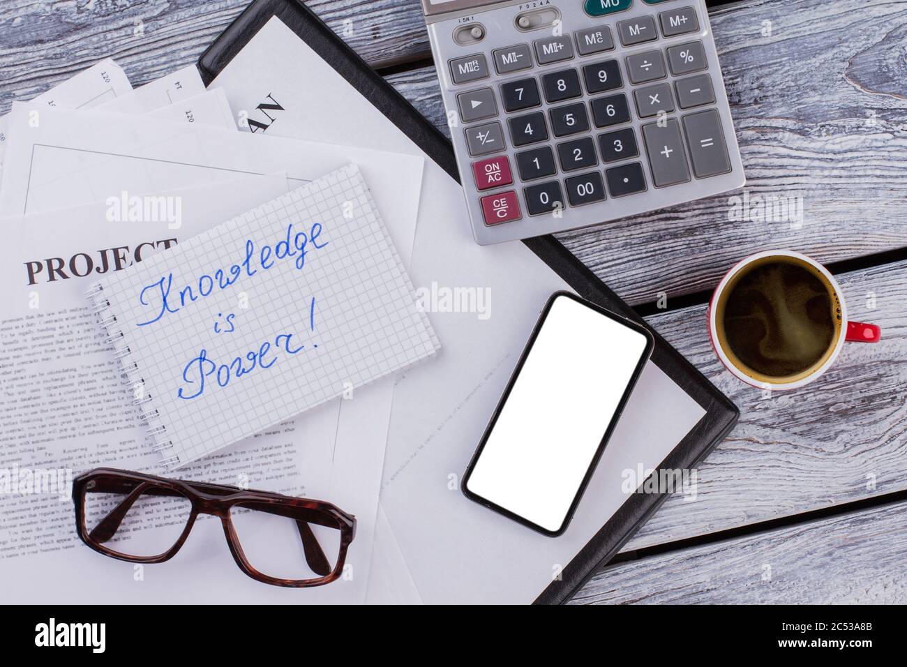 Knowledge is power! Stock Photo - Alamy