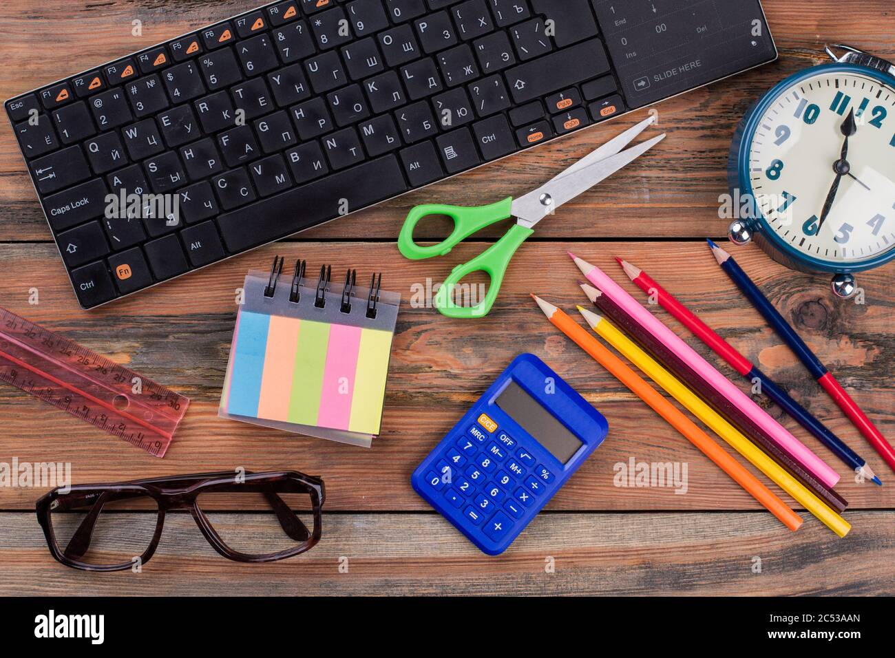 Flat lay architect work desk hi-res stock photography and images - Alamy