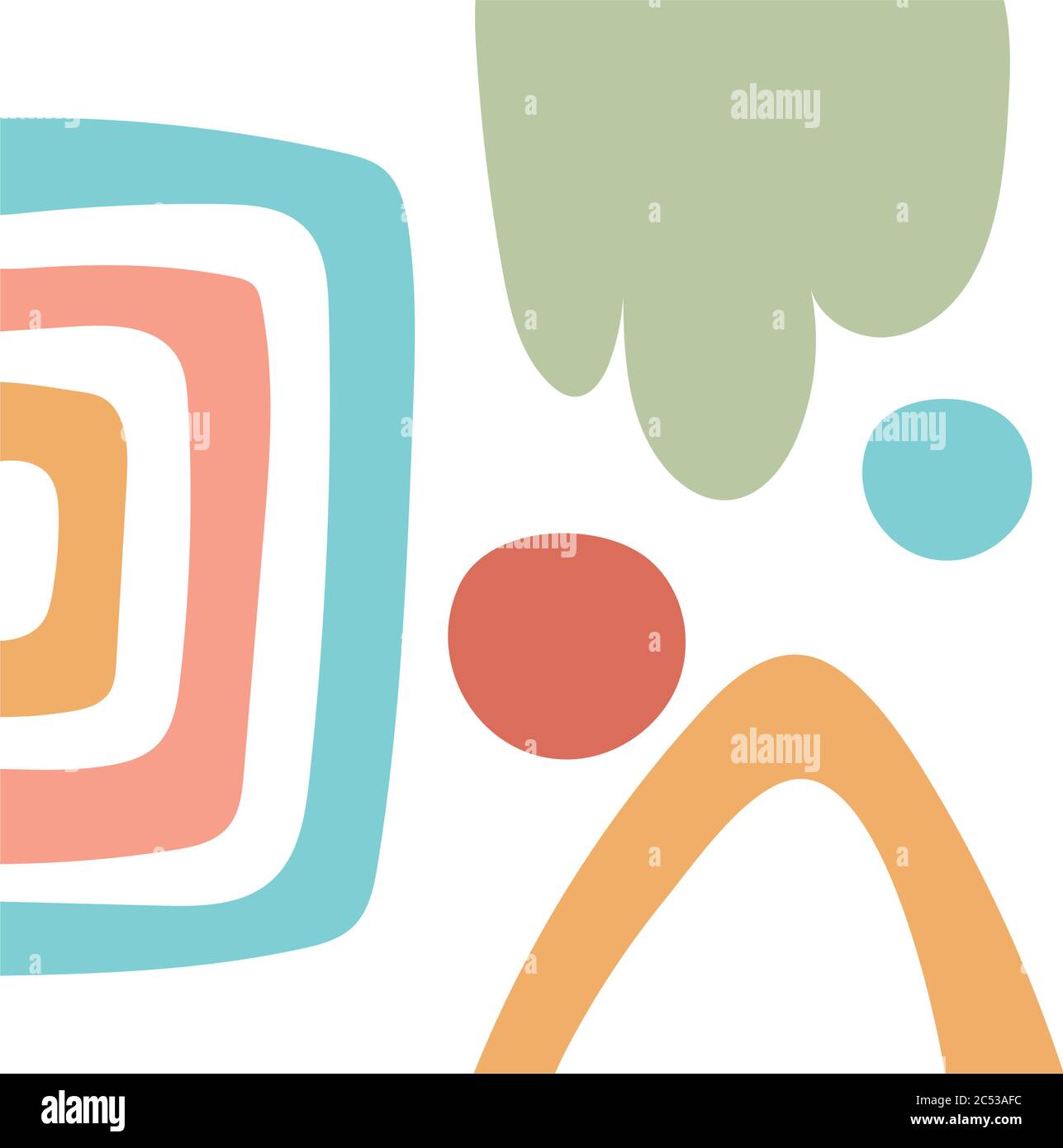 contemporary art work hand draw style icon vector illustration design ...