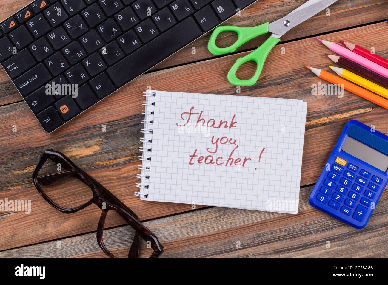 Thank you teacher! Stock Photo - Alamy