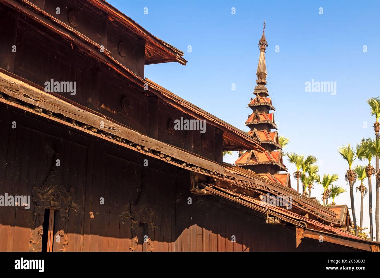 Bagaya Monastery. Inwa (Ava). Myanmar Stock Photo - Alamy