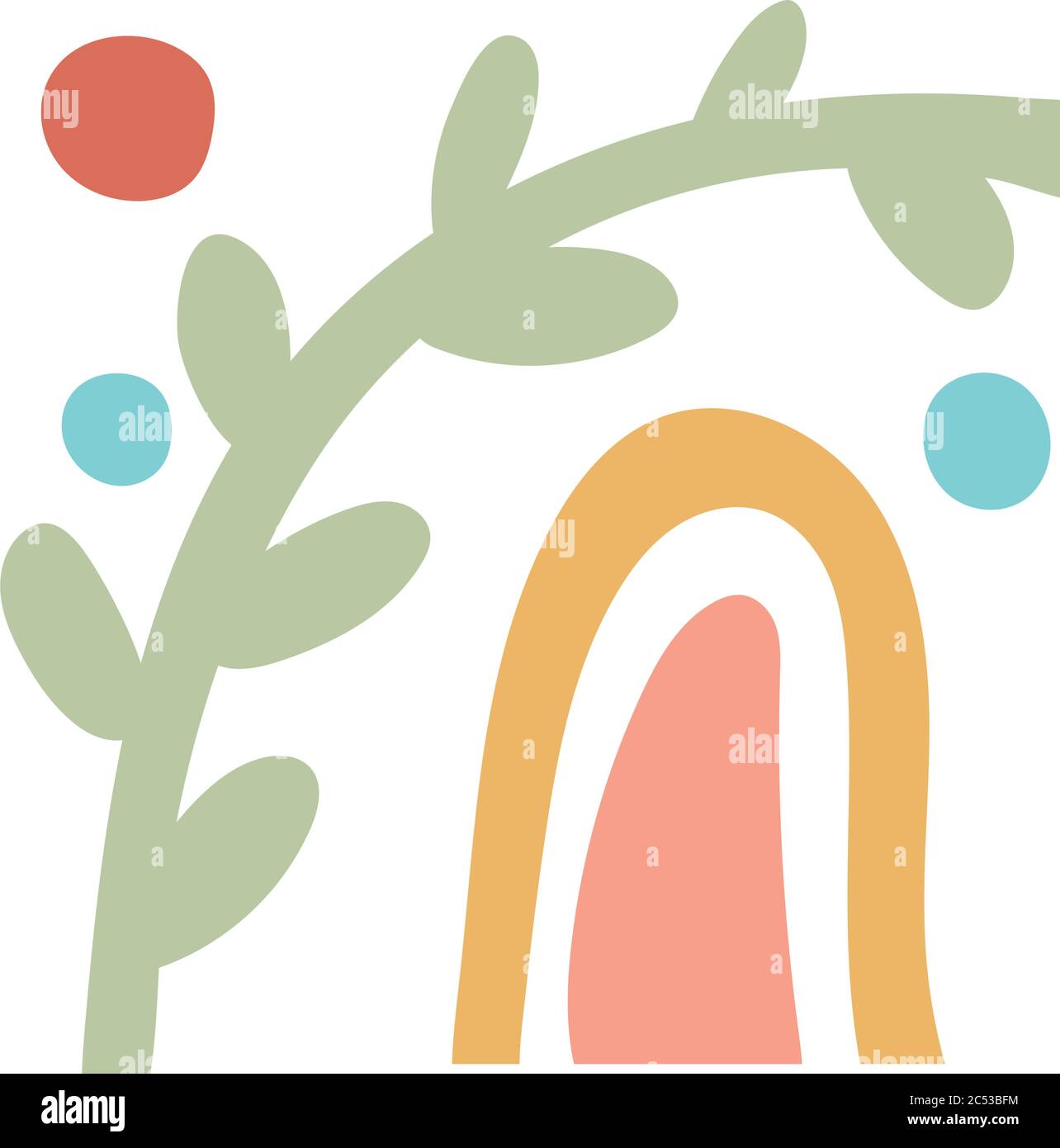 contemporary art work hand draw style icon vector illustration design ...