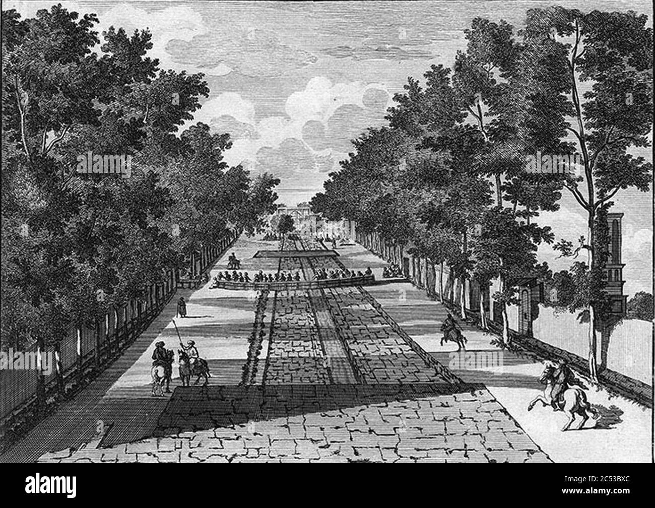 Isfahan Charbagh 3 by Cornelis de Bruyn Stock Photo - Alamy