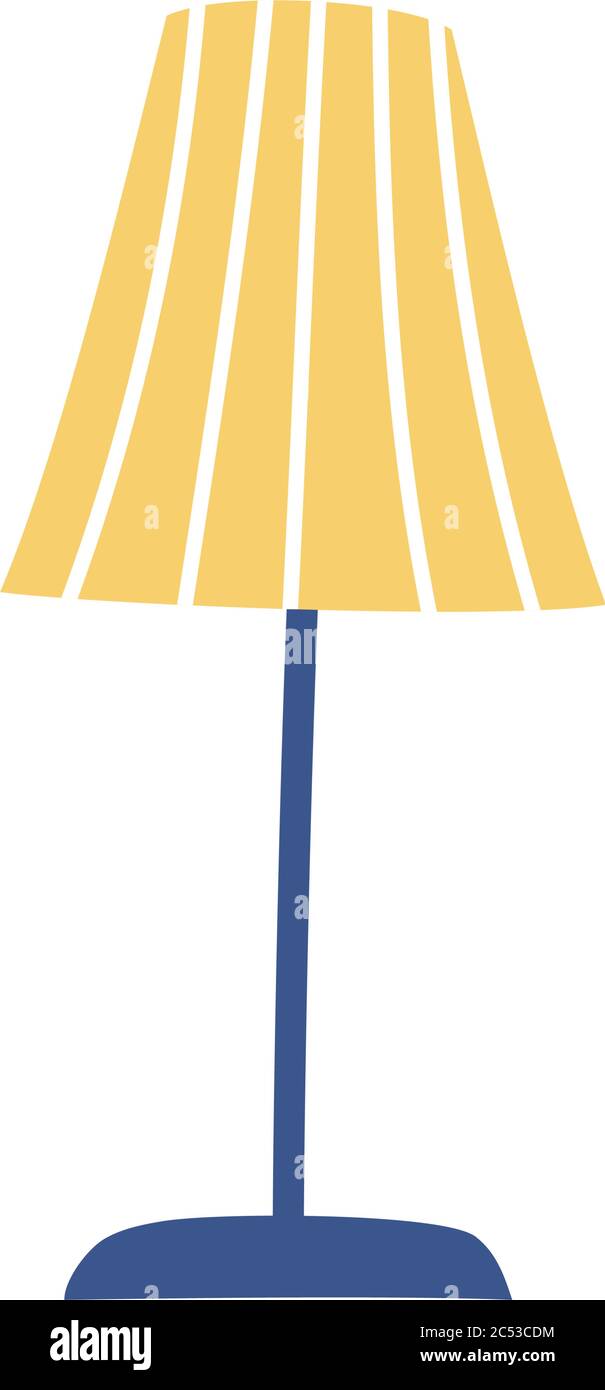 lamp light decoration isolated icon white background vector ...