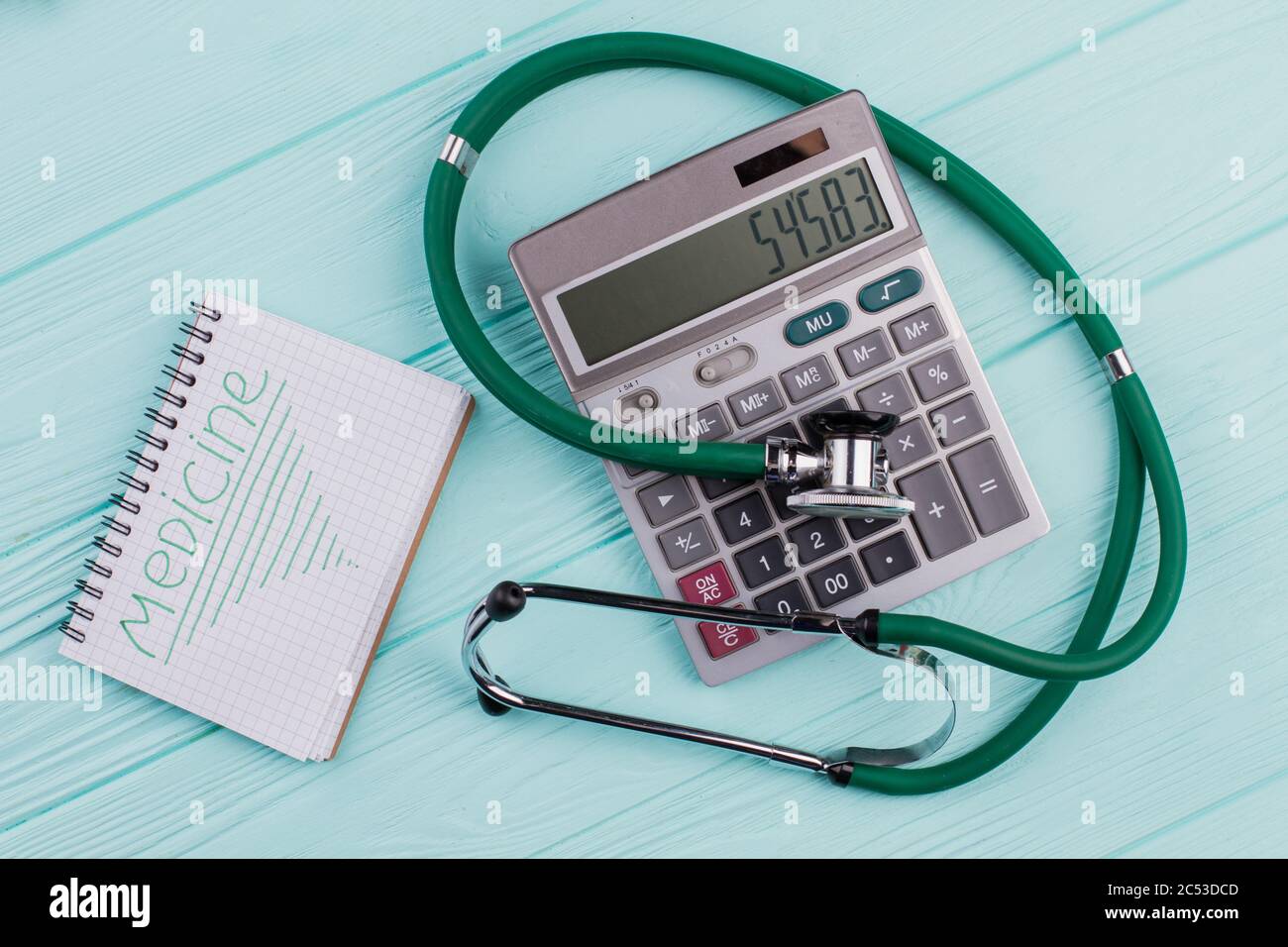 Flat lay medical composition Stock Photo - Alamy