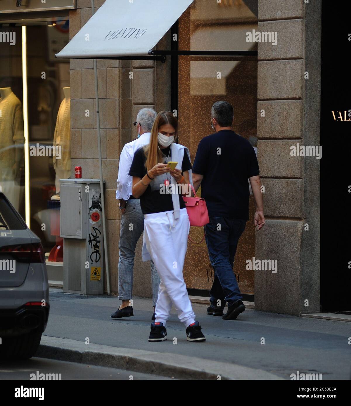 Milan, Italy. 30th June, 2020. Milan, Lavinia Borromeo shopping Lavinia ...