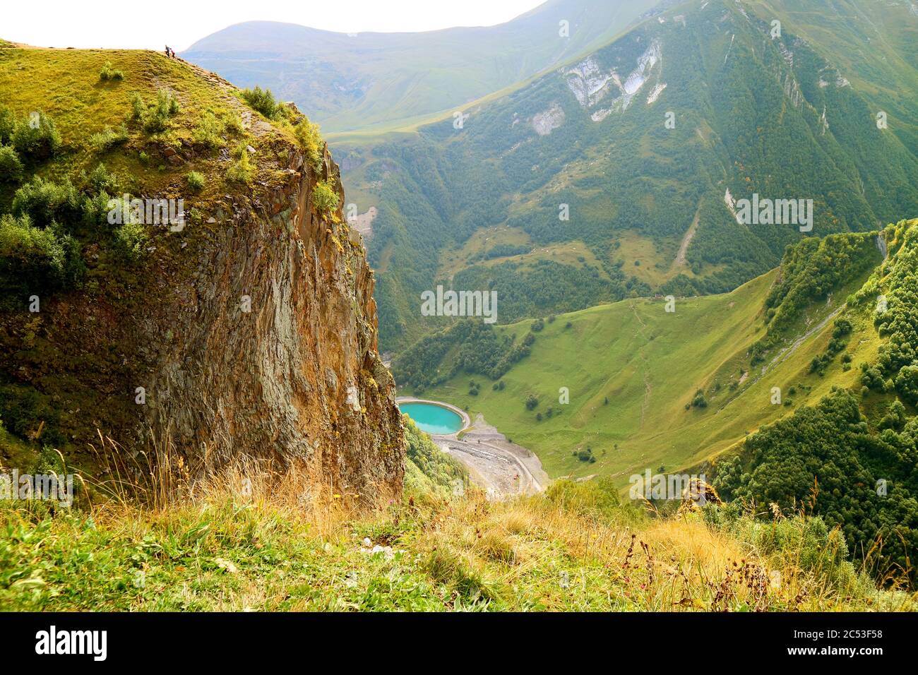 Amazing View of Devil's Valley in the Caucasus Mountain as Seen from ...