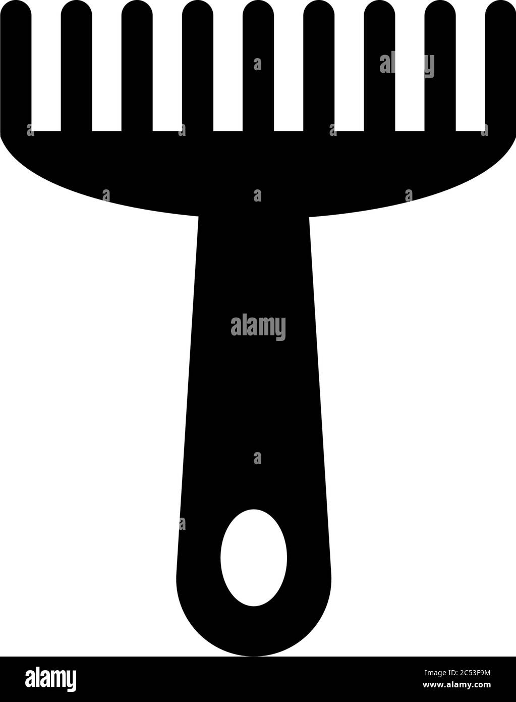 Animal Pet Comb, Puppy Dog Grooming. Flat Vector Icon illustration ...