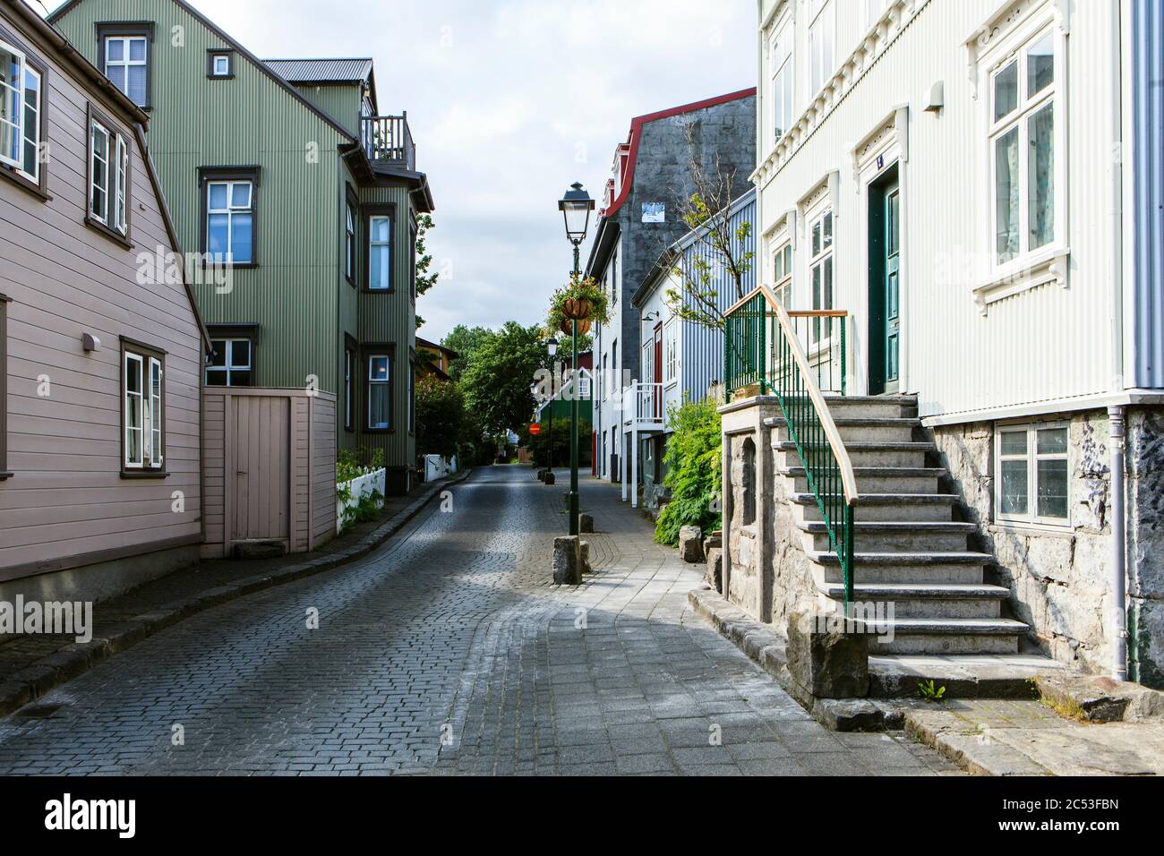 Street view in Reykjavik, Iceland Stock Photo - Alamy