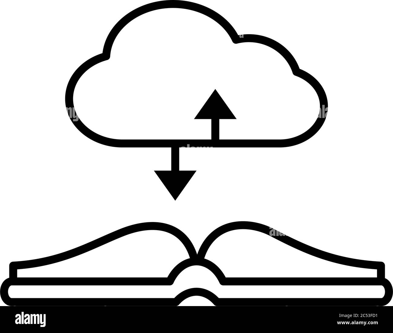 Education text book cloud Black and White Stock Photos & Images - Alamy