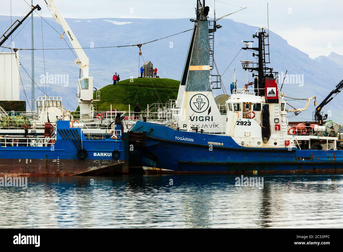 Reykjavik harbor, Iceland Stock Photo - Alamy