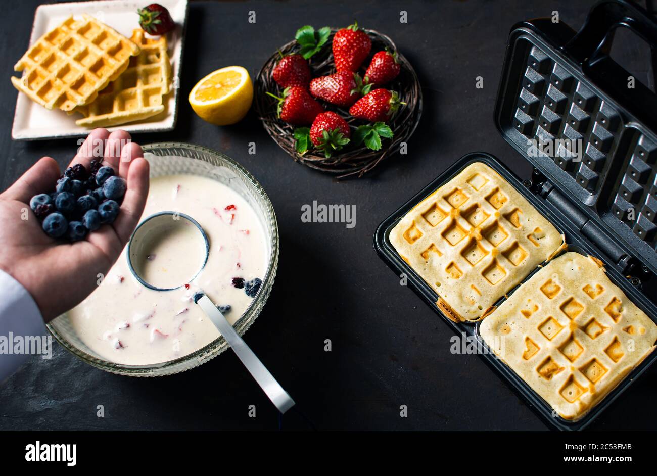 Adding fruit hi-res stock photography and images - Alamy