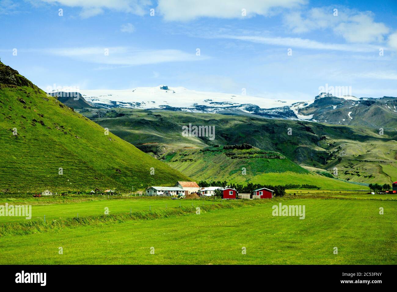 A farm in the southwest of Iceland Stock Photo - Alamy