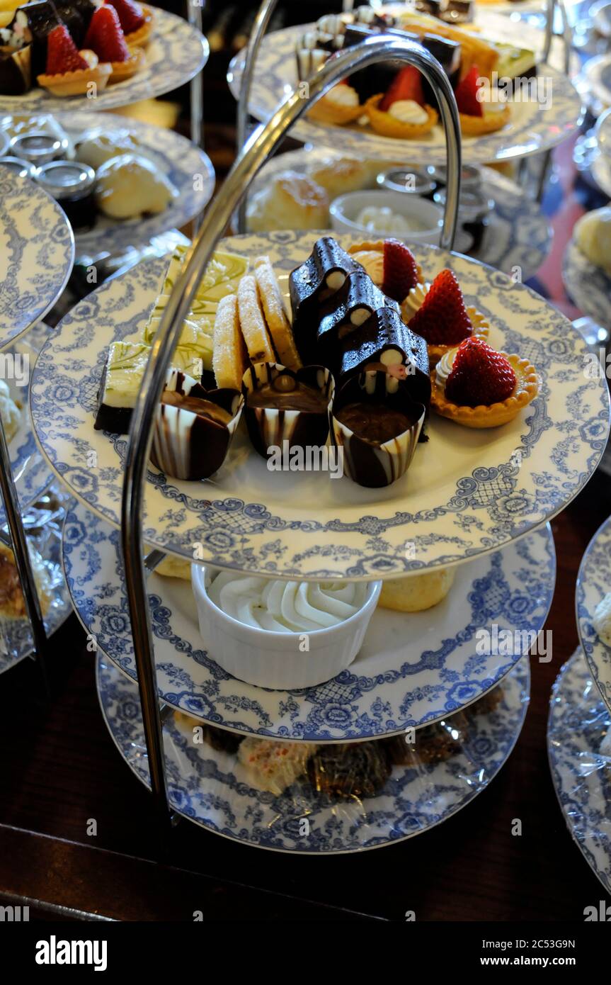 Afternoon Tea Cake Stand High Resolution Stock Photography and Images ...