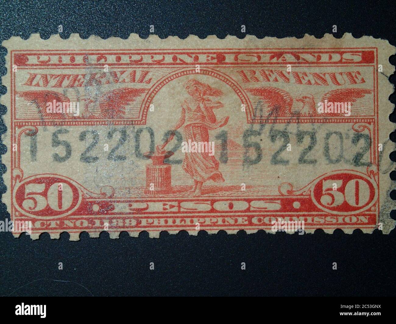 Internal Revenue Stamps Philippine Islands 1905-1928 02 Stock Photo - Alamy