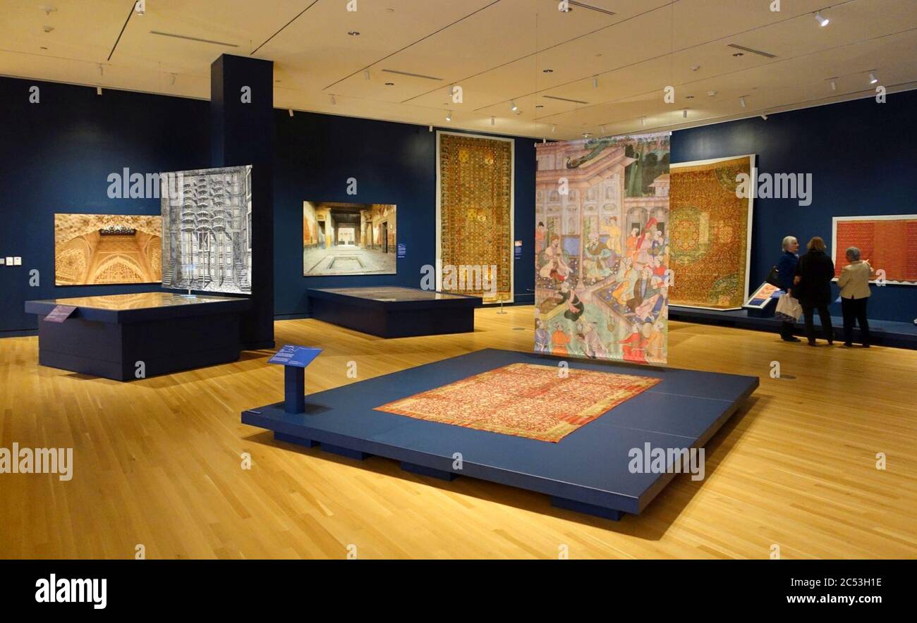 Interior view - Textile Museum, George Washington University Stock ...