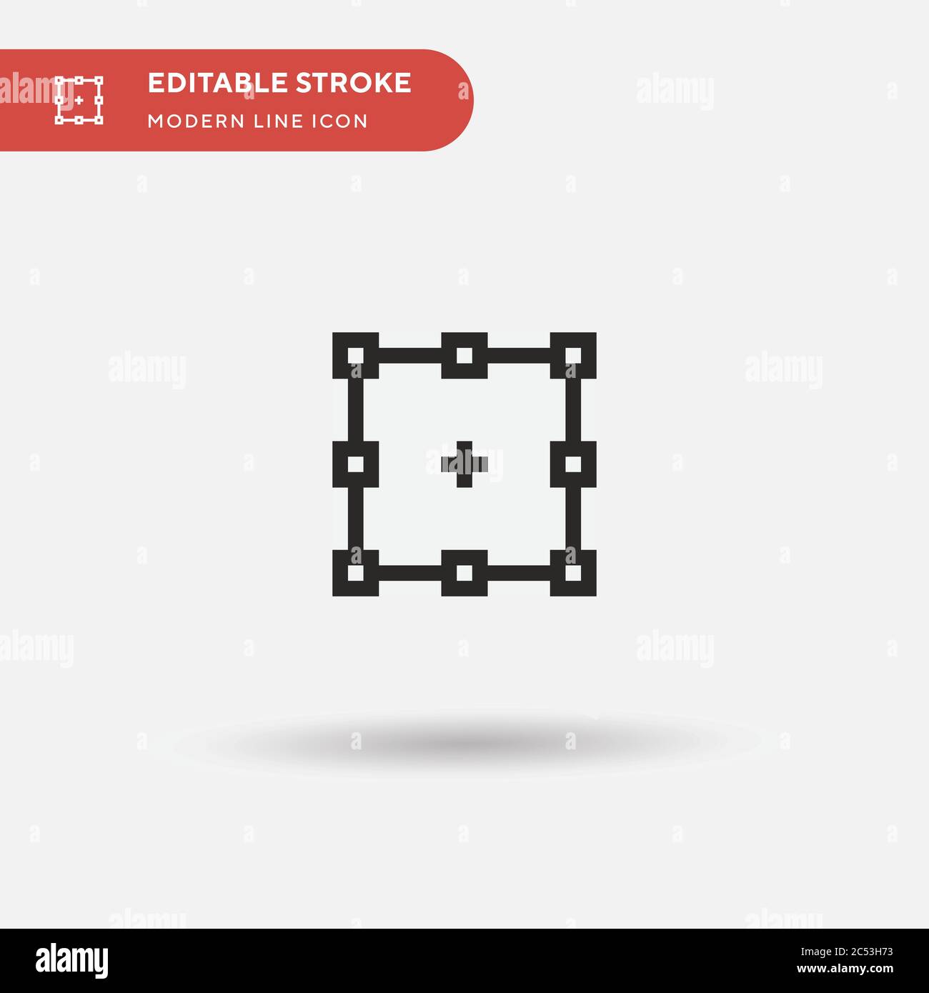 Selection Simple vector icon. Illustration symbol design template for ...