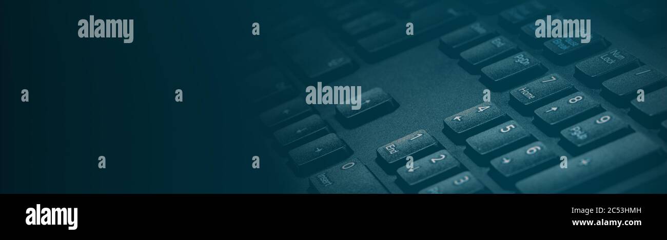 Close up of black keyboard background Stock Photo - Alamy