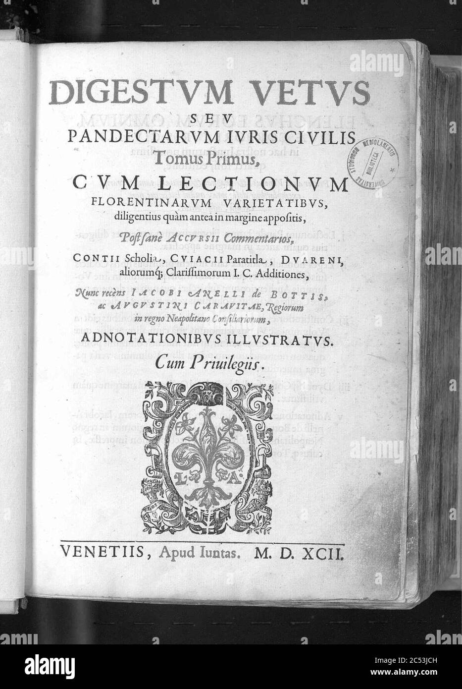 Corpus iuris civilis hi-res stock photography and images - Alamy