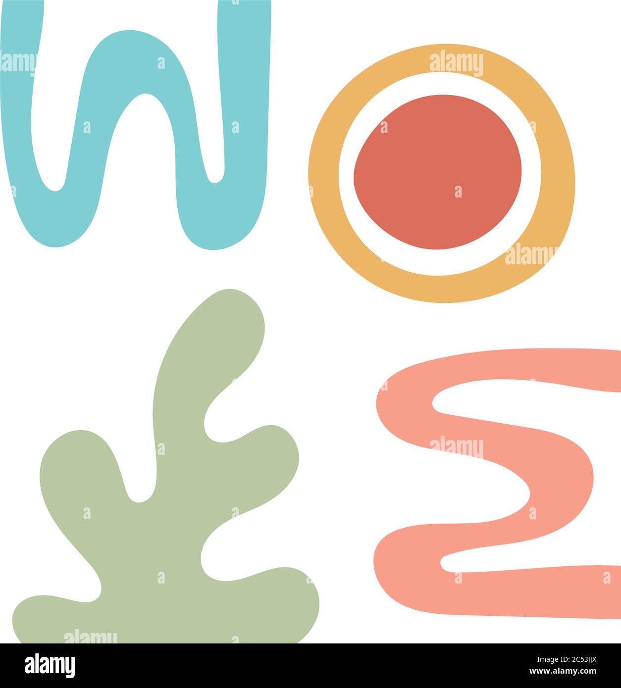 contemporary art work hand draw style icon vector illustration design ...