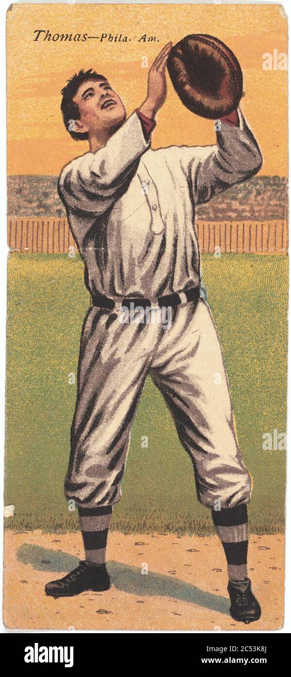 Ira Thomas-John W. Coombs, Philadelphia Athletics, baseball card ...