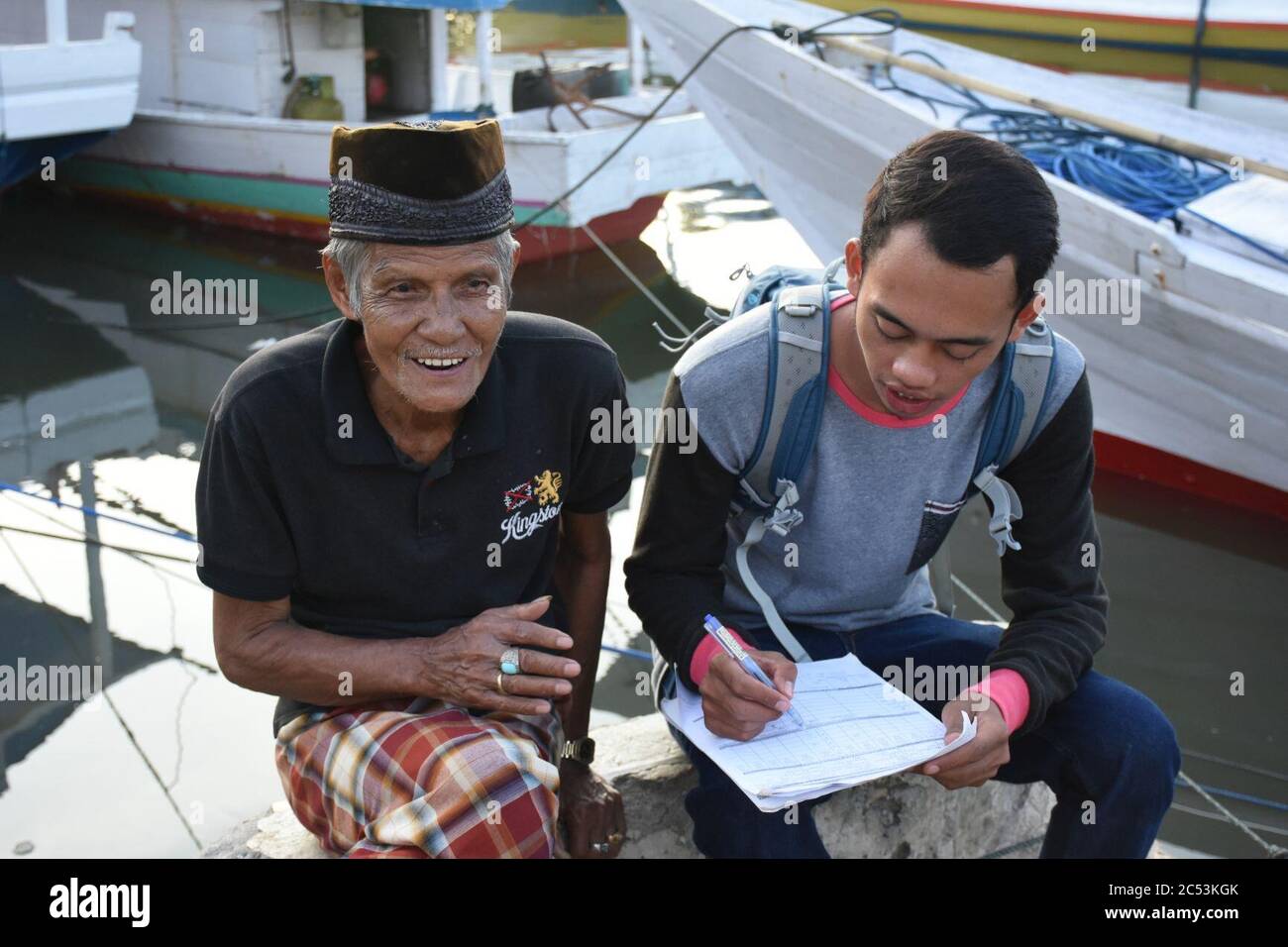 Interview fisherman in Bone South Sulawesi (36919725361 Stock Photo - Alamy